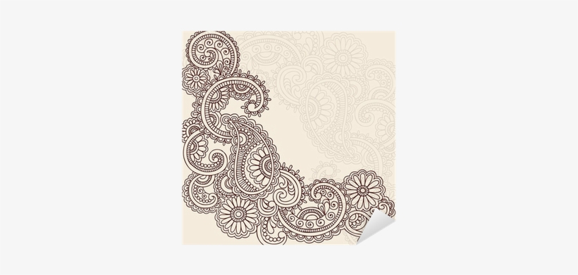 Download Henna Abstract Doodle Mehndi Tattoo Vector Design Sticker ...
