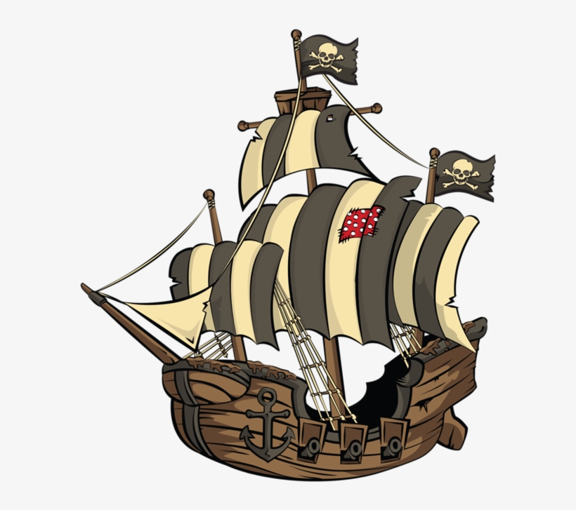 Bateau - Galleon Cartoon PNG Image | Transparent PNG Free Download on ...