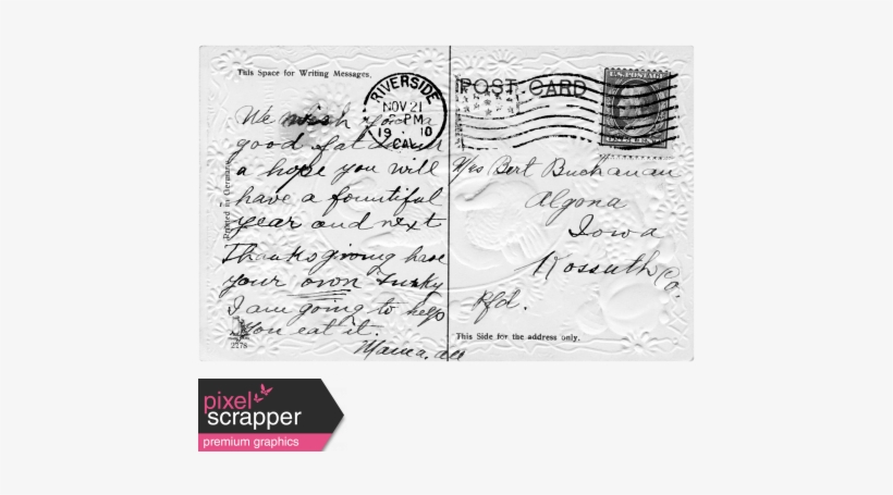 Postcard Template - Free Content PNG Image | Transparent PNG Free ...