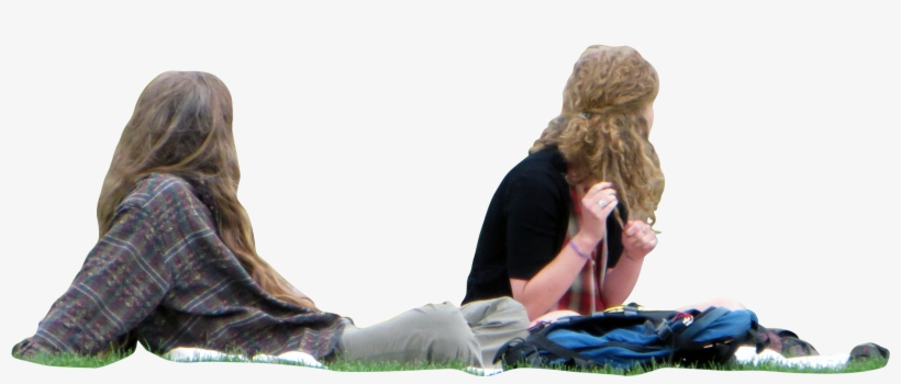 People Cutout Png Sitting On Ground PNG Image | Transparent PNG Free ...