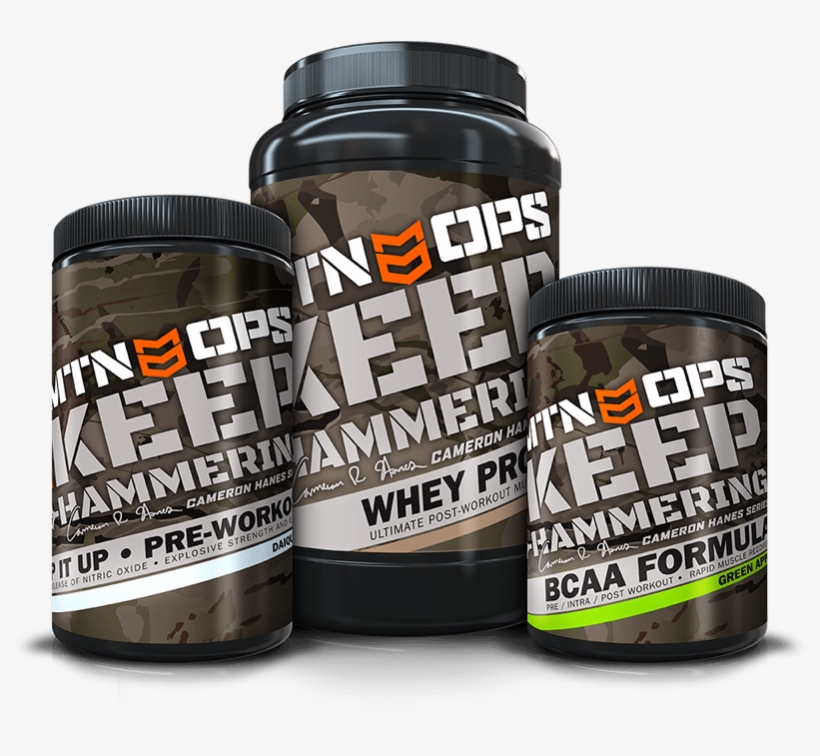Keep Hammering Combo - Mtn Ops Magnum Protein PNG Image | Transparent ...