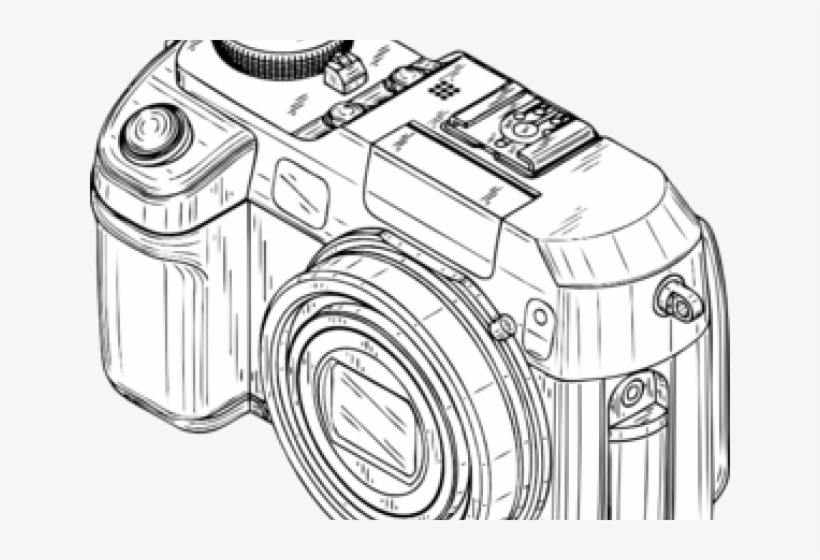 Digital Camera Clipart Sketch - Camera Clip Art PNG Image | Transparent ...