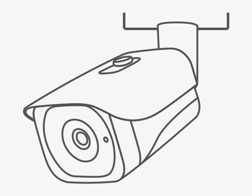 Lorex Security Camera Line-art - Closed-circuit Television PNG Image ...