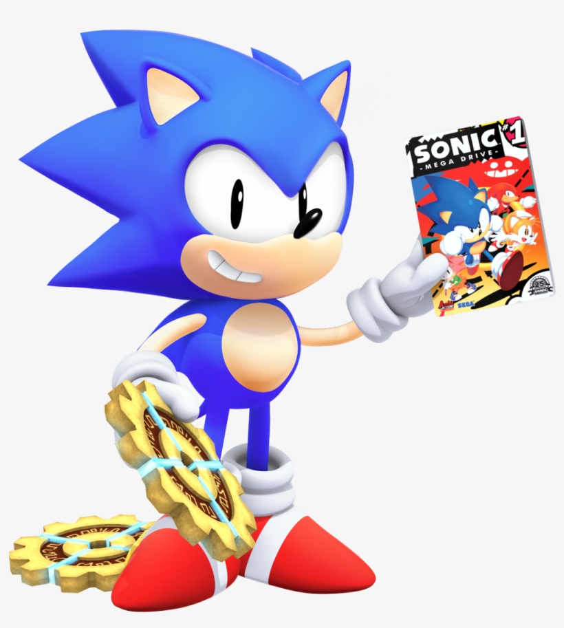 Mike Bedsole On Twitter - 3d Classic Sonic PNG Image | Transparent PNG ...