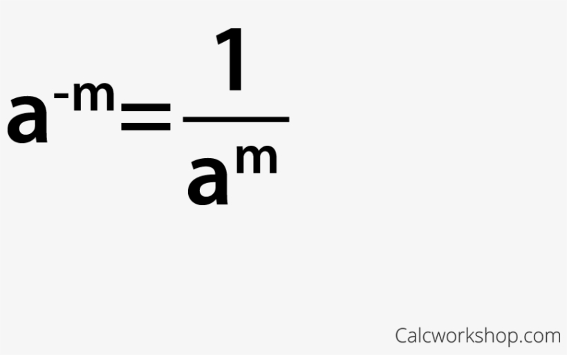 The Definition Of Negative Exponents - Parallel PNG Image | Transparent ...