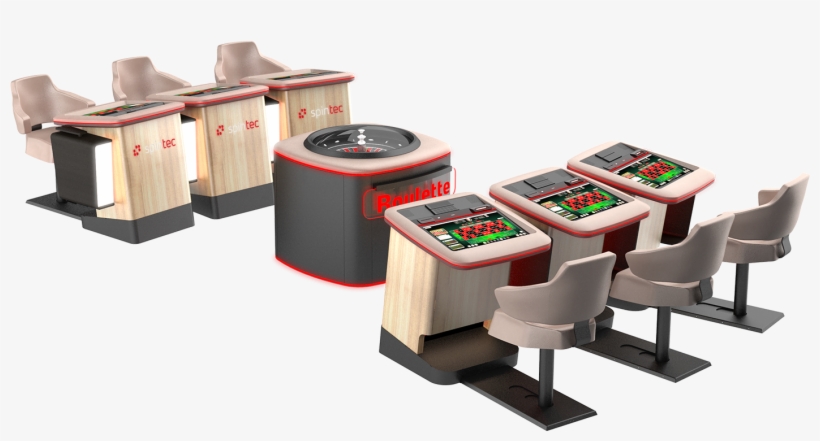 Aura Automated Roulette 6 Playing Stations - Ice London 2019 PNG Image ...