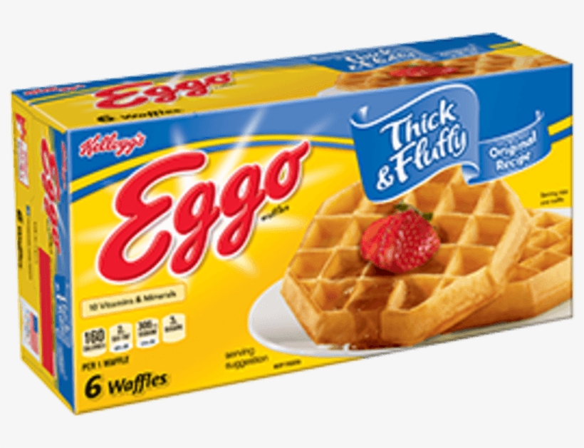Kelloggs Eggo Original Thic - Eggos Thick And Fluffy PNG Image ...