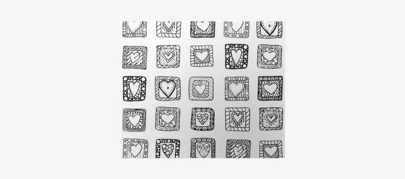 Collection Of Original Drawing Doodle Hearts - Heart Doodle Coloring ...