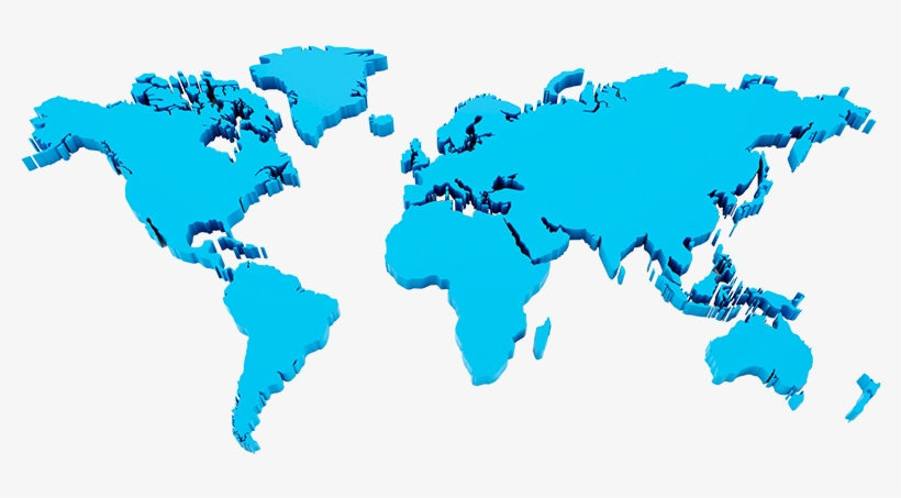 Download World Map Flat Color | Transparent PNG Download | SeekPNG