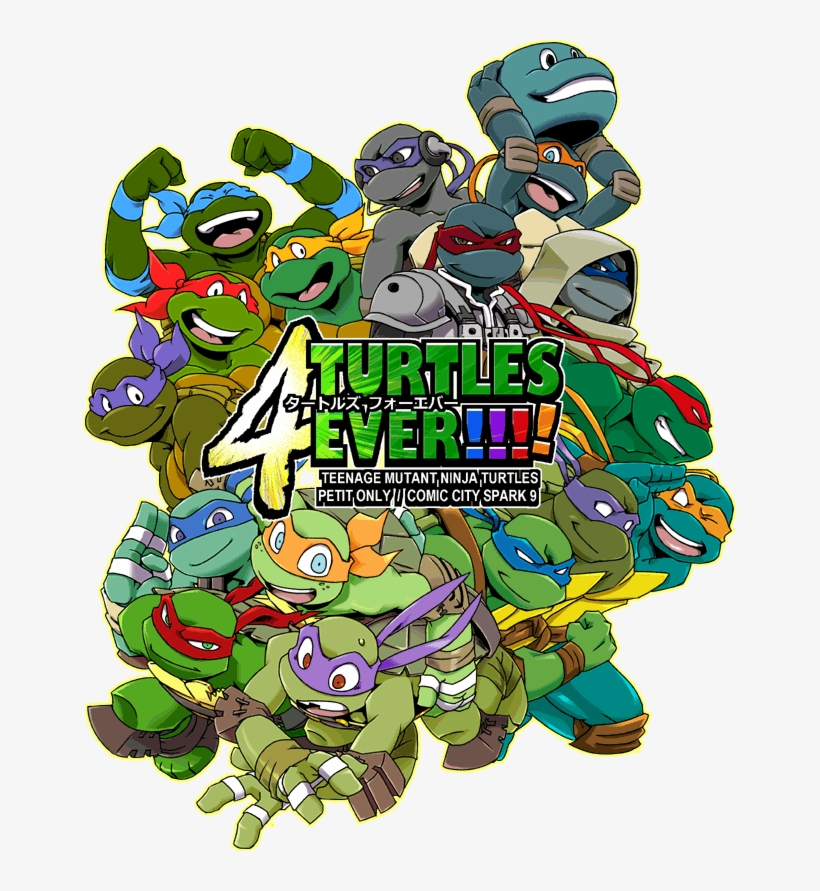 Turtles 4 Ever - Tmnt 2012 And 2003 PNG Image | Transparent PNG Free ...