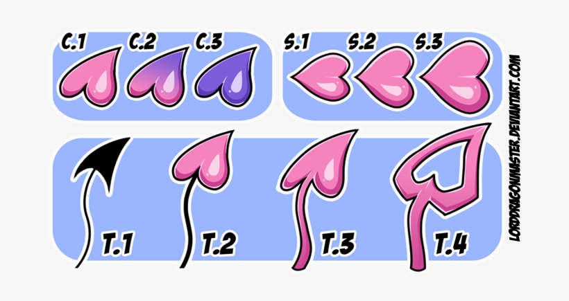[ Img] - Heart Shaped Demon Tail PNG Image | Transparent PNG Free ...