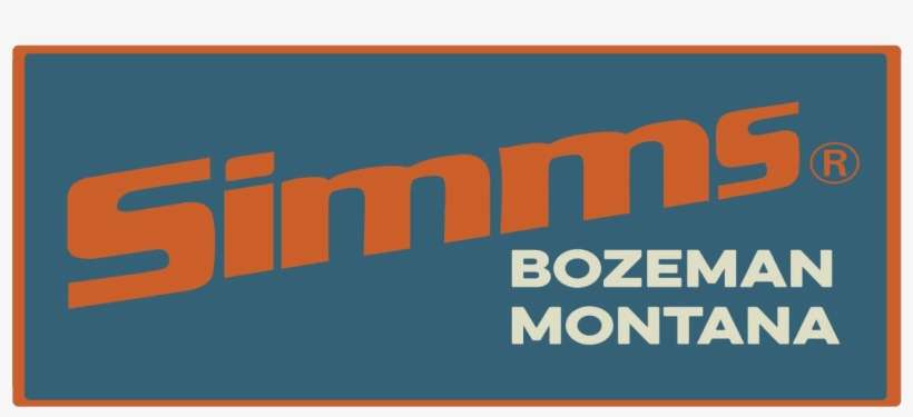 Simms Retro Logo Decal - Simms Fishing Products PNG Image | Transparent ...