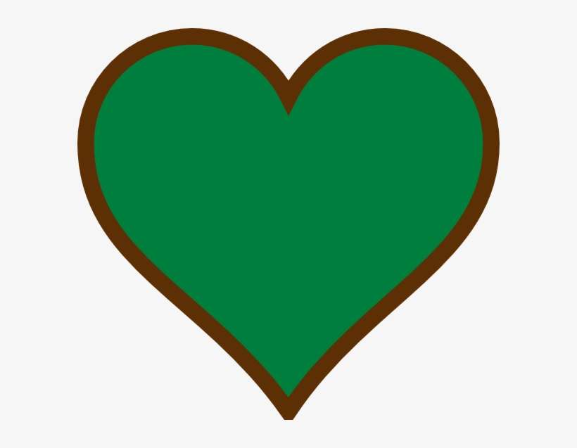 How To Set Use Brown Green Heart Icon Png - Brown And Green Heart PNG ...