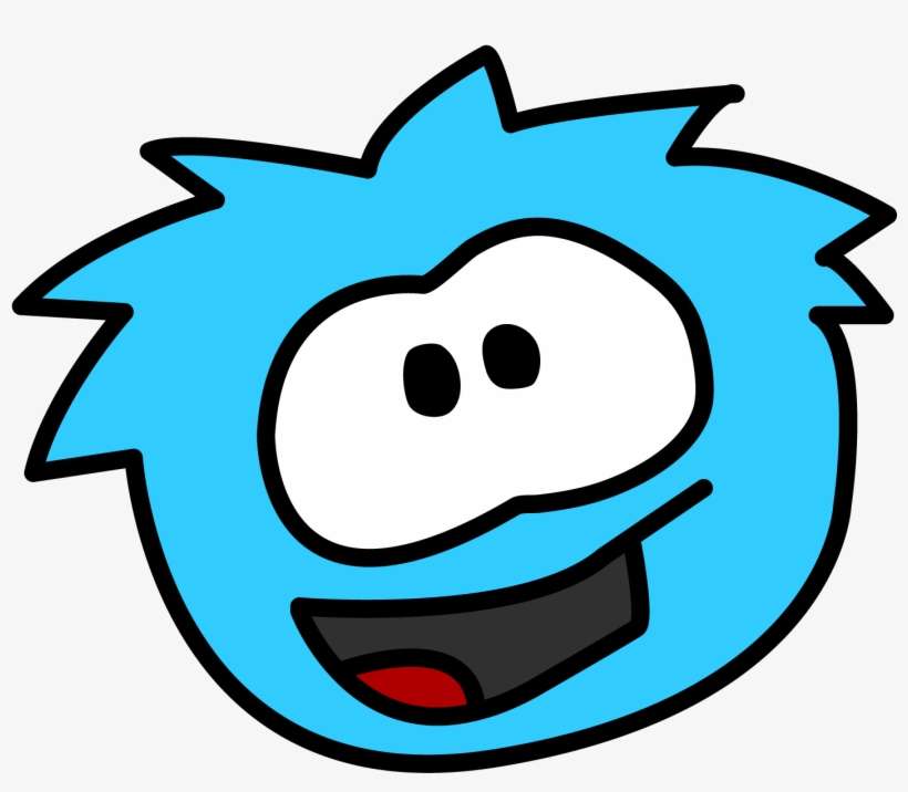 Download Cute Blue Puffle - Club Penguin Puffles | Transparent PNG ...