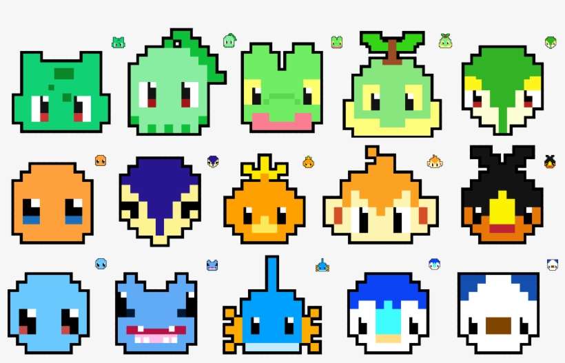 Download Easy Pokemon Pixel Art 132166 - Minecraft Pixel Art Pokemon ...