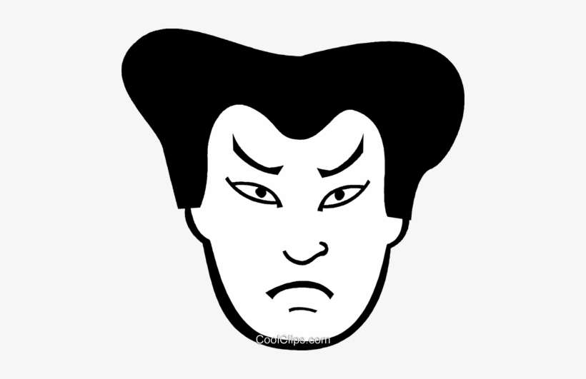 Download Japanese Face Royalty Free Vector Clip Art Illustration ...