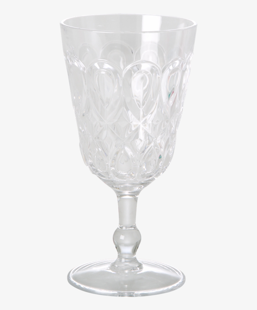 Clear Swirl Embossed Acrylic Wine Glass Rice Dk - Clear Acrylic ...