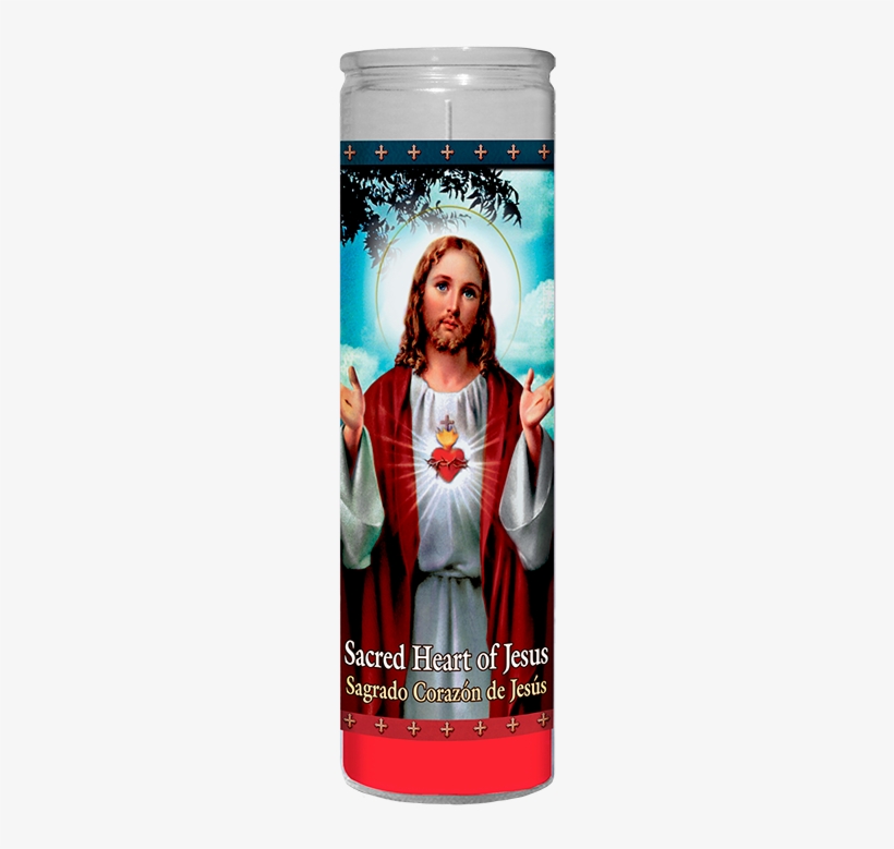 Sacred Heart Of Jesus - St Jude Candle 8 Inch Sacred Heart Of Jesus ...