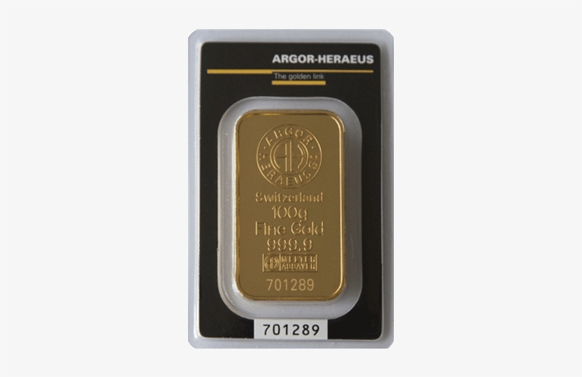 100g Gold Bar - Argor Heraeus Zlatý Slitek 5g PNG Image | Transparent ...