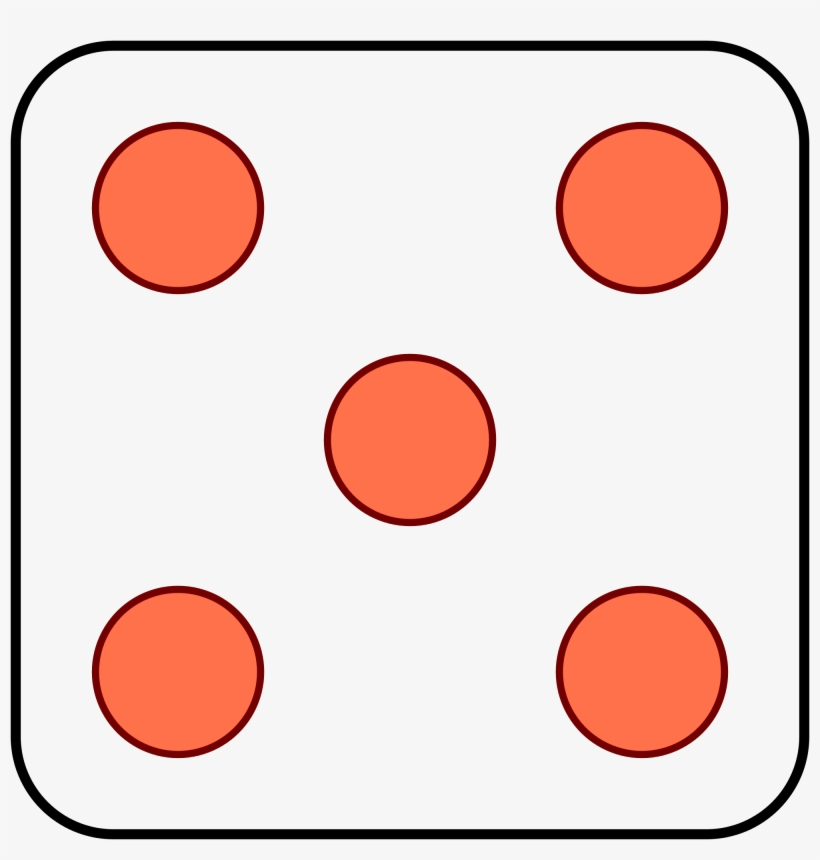 Download Dice Clipart Number Five - File Dice 5 Png | Transparent PNG ...