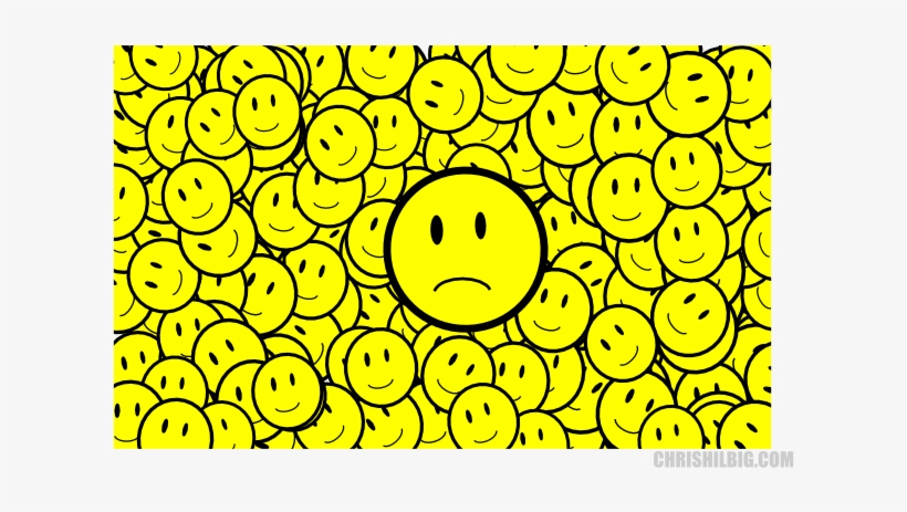 Enlarged Unhappy Face - Drawing PNG Image | Transparent PNG Free ...