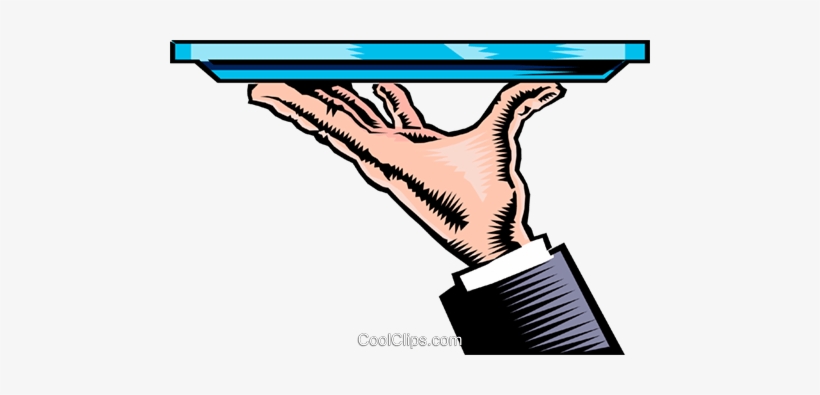 Hand With Serving Tray - Hands On Serving Tray PNG Image | Transparent ...