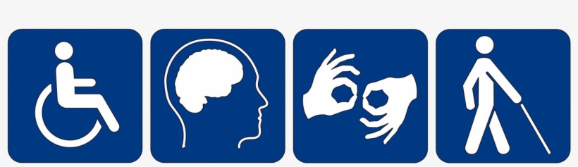 Disability Symbols - Web Accessibility PNG Image | Transparent PNG Free ...