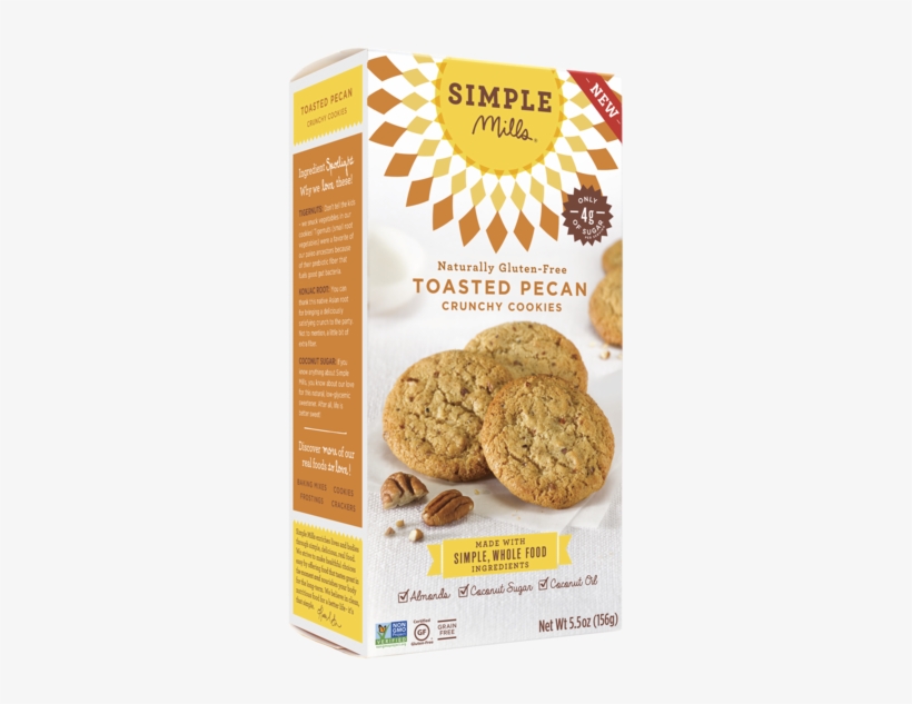Toated Pecan 06 Copy 1 Grande - Simple Mills Cookies PNG Image ...