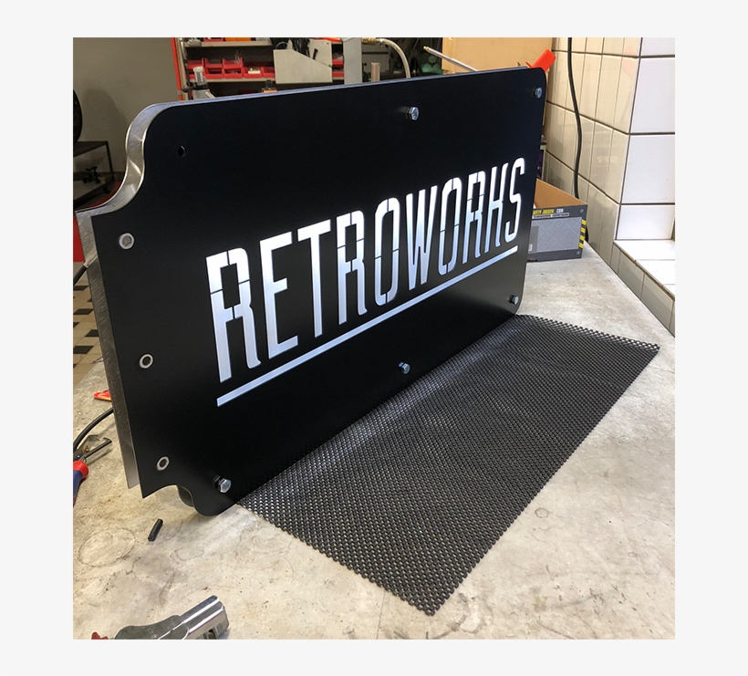 Retroworks Signboard - Steel PNG Image | Transparent PNG Free Download ...