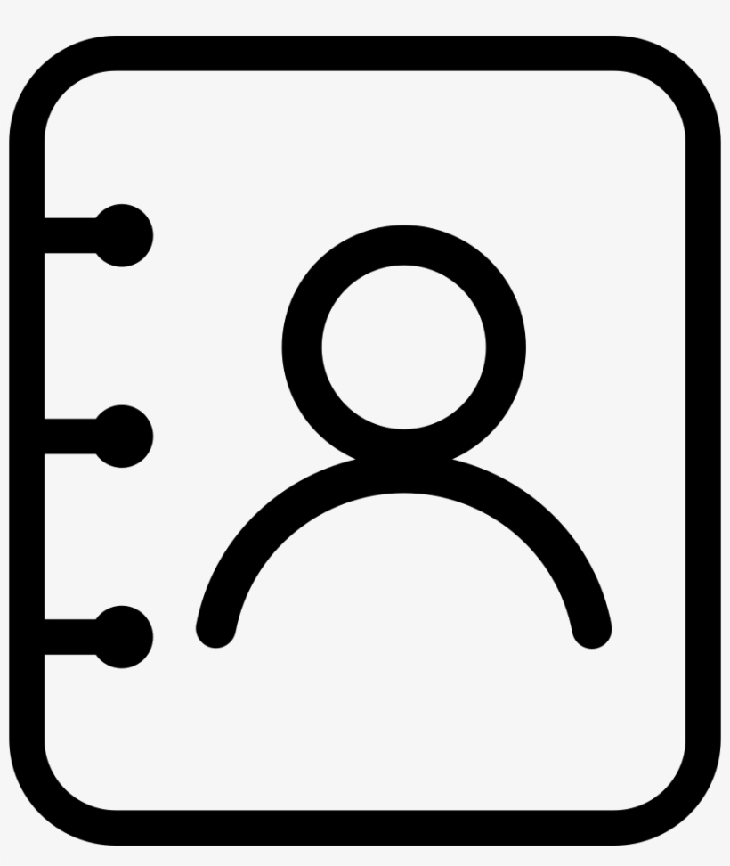 Download Business Card Address Book Line - Icons For Business Card In ...