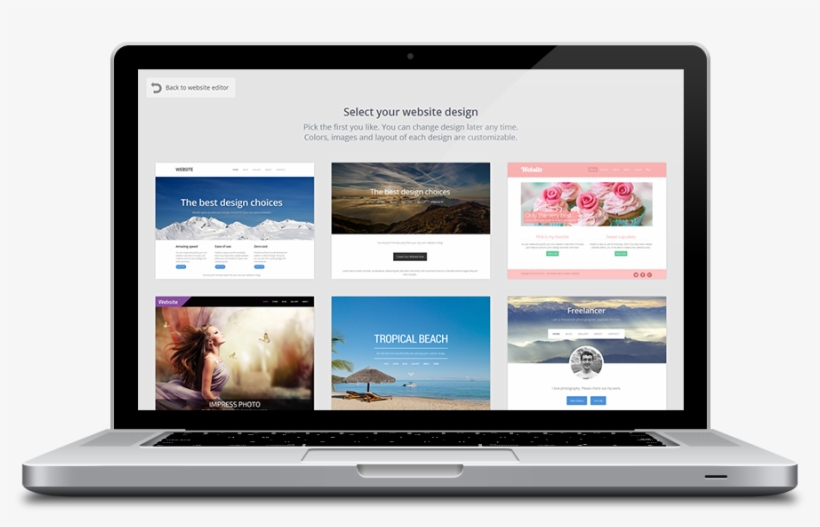 Getting Started - Laptop With Website Png PNG Image | Transparent PNG ...