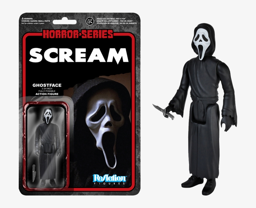 Ghostface Reaction Figure - Funko Reaction Horror - Ghostface (scream ...
