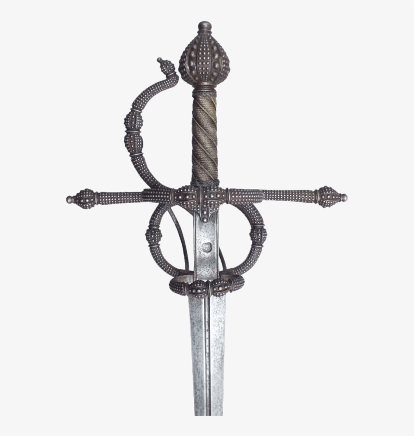 A Fine German Broadsword, In The Style C - Basket-hilted Sword PNG ...