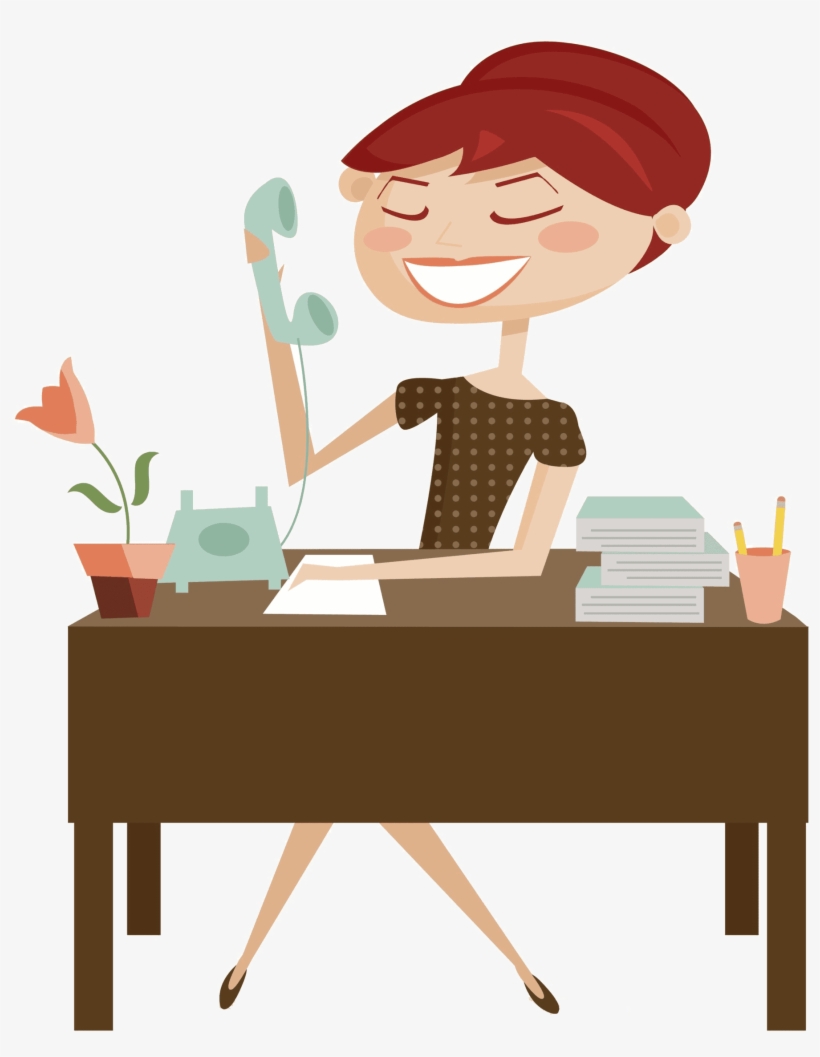 Secretary Cartoon PNG Image | Transparent PNG Free Download on SeekPNG