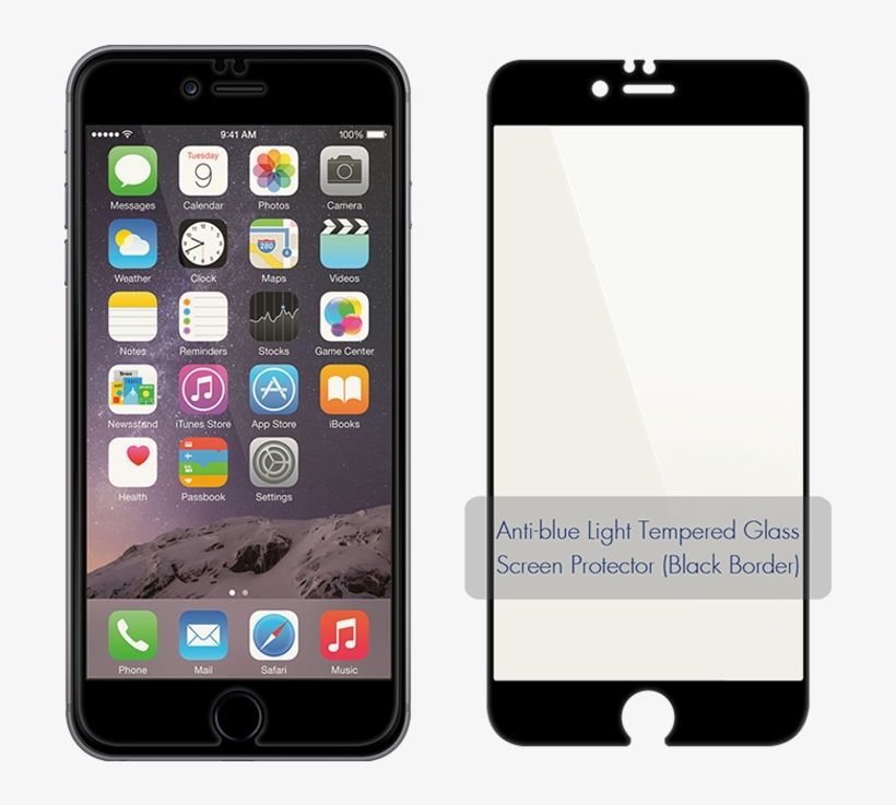 Anti-blue Light Tempered Glass Screen Protector - Bitmap Image Of ...