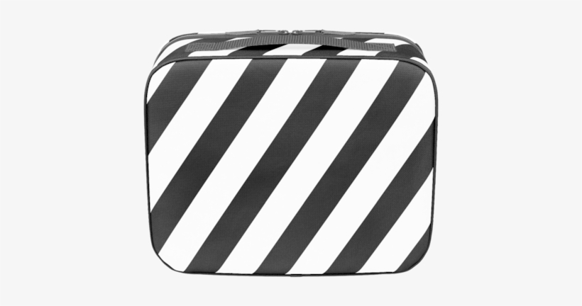 Mikey Manfs Diagonal Stripe Lunchbox - Black PNG Image | Transparent ...
