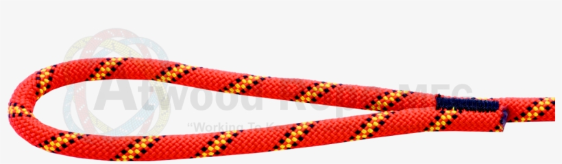 3/8 Red W/ Yellow & Black Tracer Rope Leash - Leash PNG Image ...