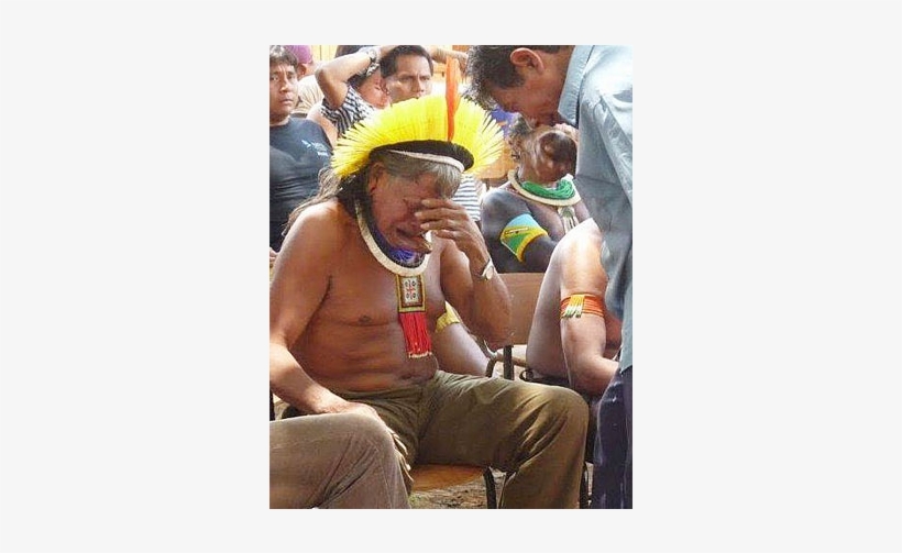 Chief Raoni Crying PNG Image | Transparent PNG Free Download on SeekPNG