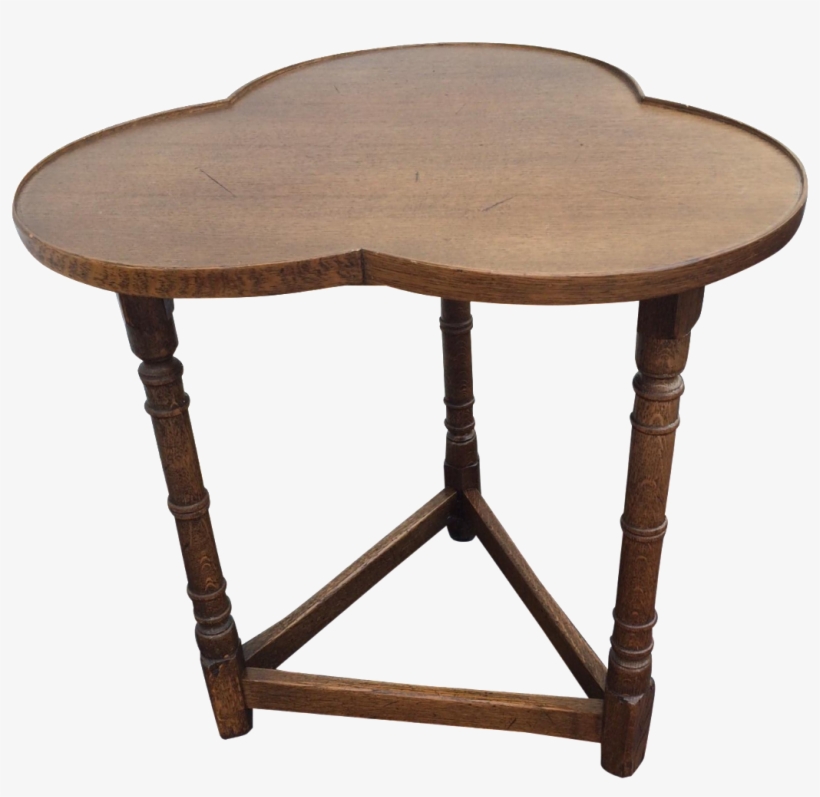 Three Leaf Clover English Oak Table - Kitchen & Dining Room Table PNG ...