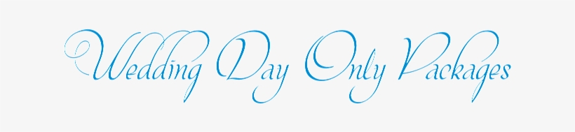 Wedding Day Packagees Header - Our Wedding Day Png PNG Image ...