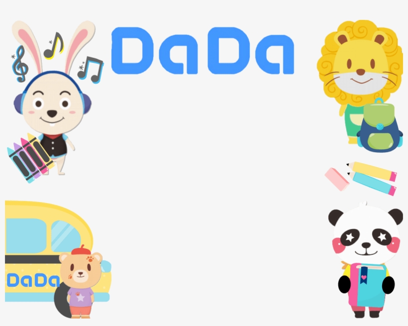 Dada Characters Trial Class Manycam Border School Time - School PNG ...