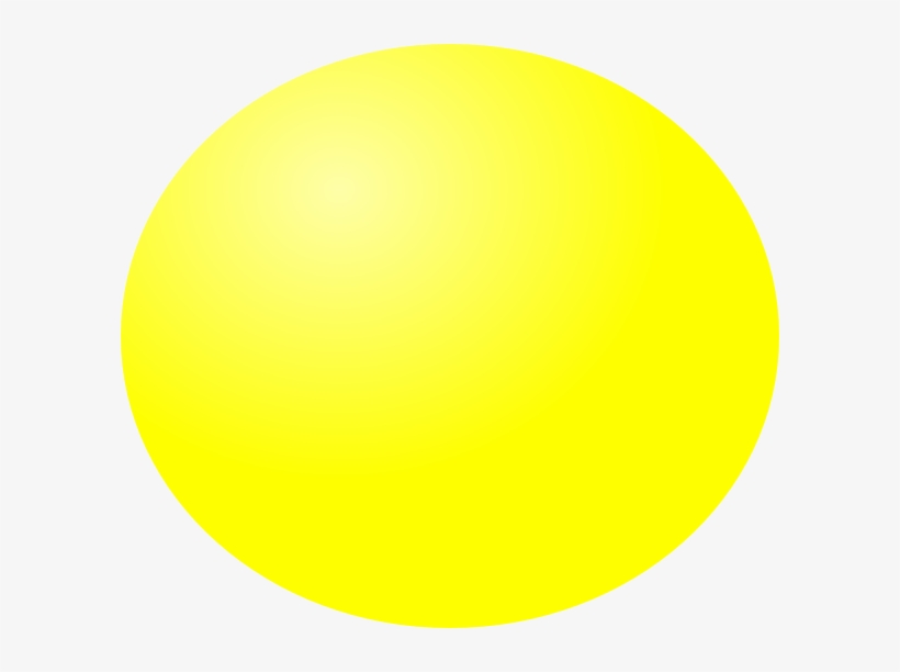 Yellow Ball Clip Art At Clker - Amarillo En Forma De Circulo PNG Image ...
