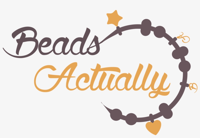 Beads Actually Beads Actually - Calligraphy PNG Image | Transparent PNG ...