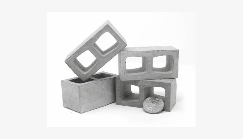 6 Scale Mini Cinder Blocks From Mini Materials Wholesale - Concrete ...