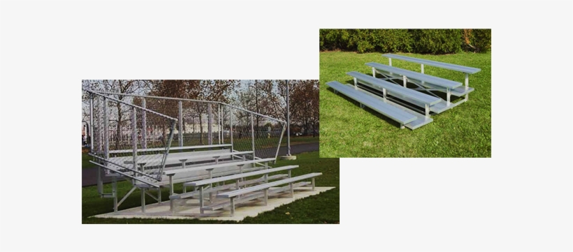 Bleachers - 5 Row, 21' Portable Preferred Aluminum Bleacher W/ PNG ...