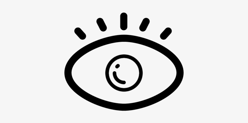 Visible Eye Design Tool Outline Vector - Me Icon Png PNG Image ...