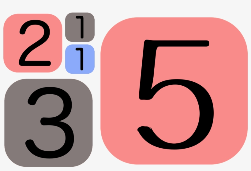 Our 5 Square Is Red, Our 2 Square Is Red, And Our 1 - Number PNG Image ...