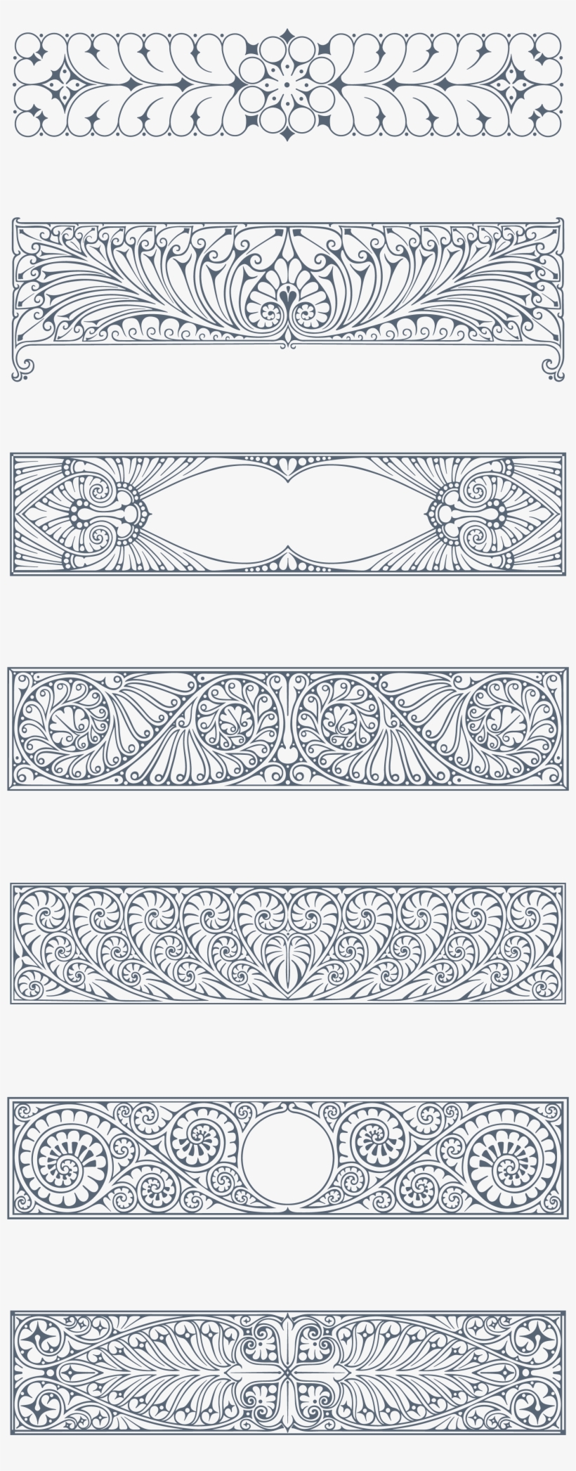 Download 170 Stylized Art Deco Illustrations And Ornaments, - Орнамент ...