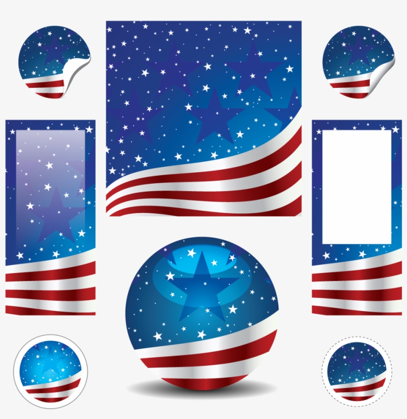 Vector United States American Flag Vector Png - American Flag Vector ...