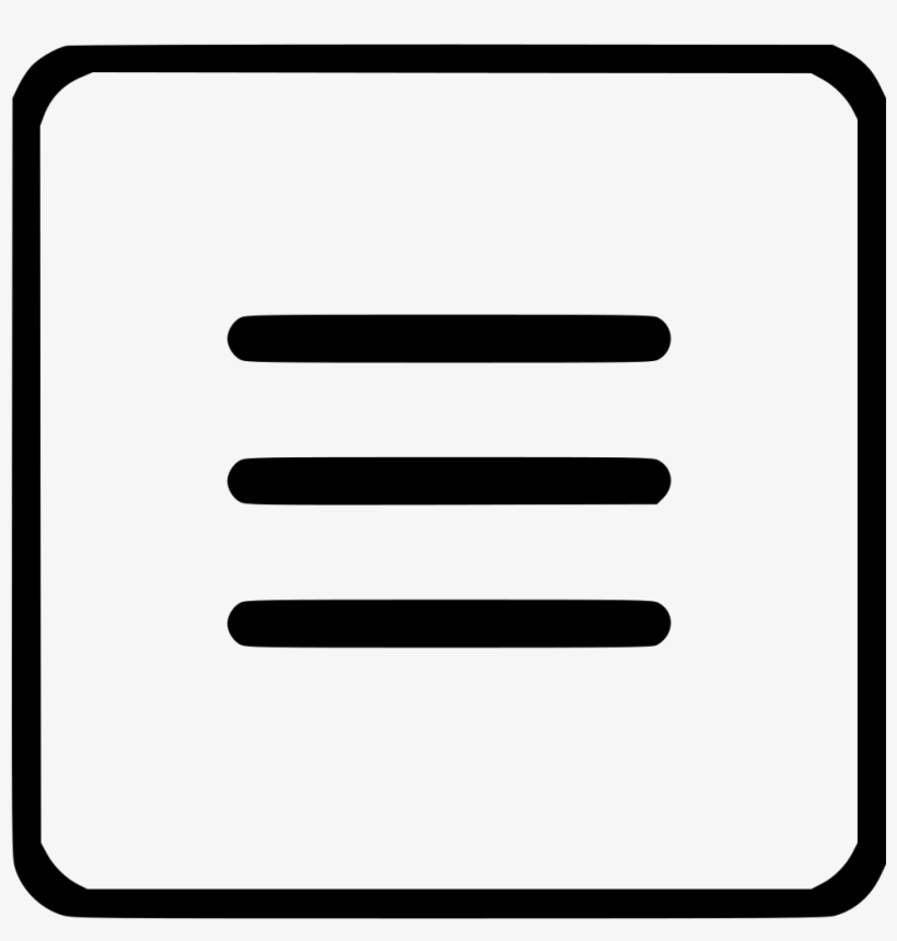 Download Menu Bar List - Menu Bar Icon Png | Transparent PNG Download ...